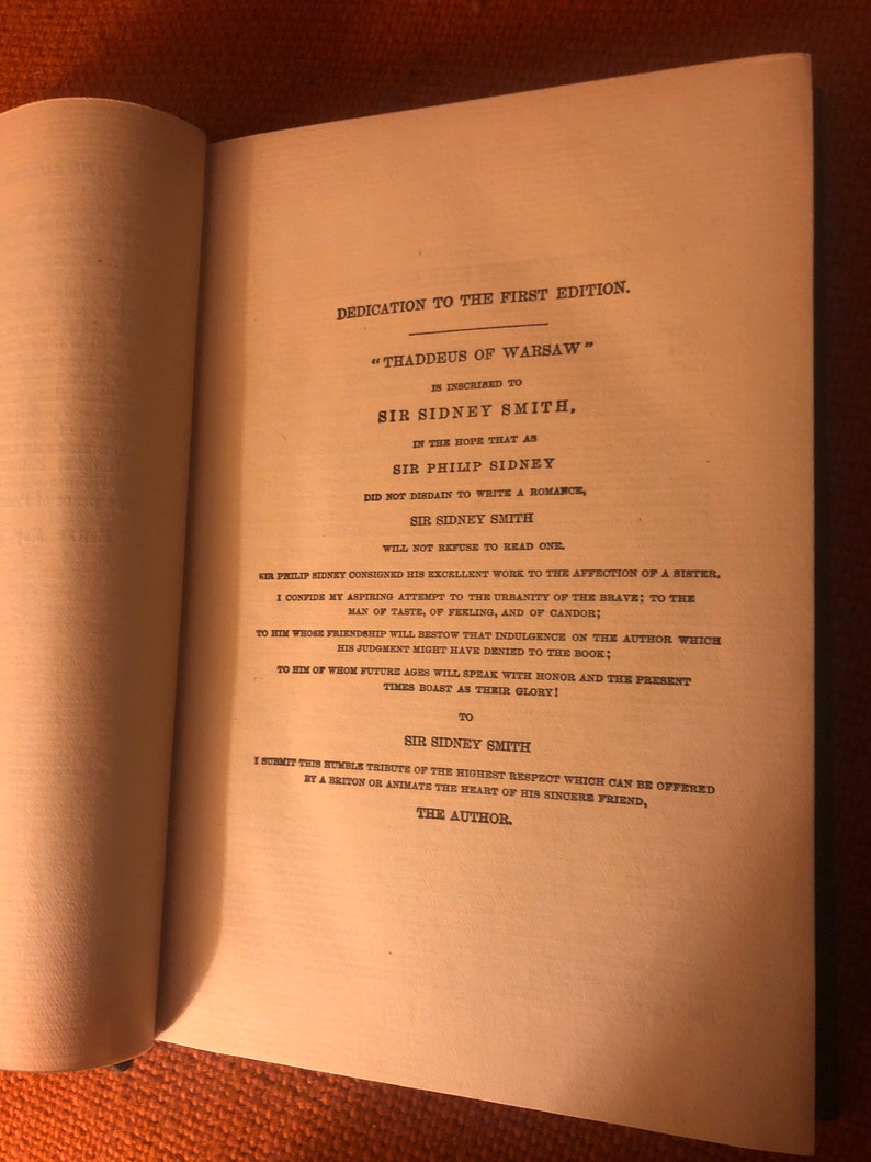 Thaddeus of Warsaw Miss Jane Porter A L Burt Cornell Series - Etsy