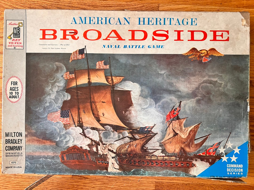 1962 American Heritage Broadside Board Game - Etsy