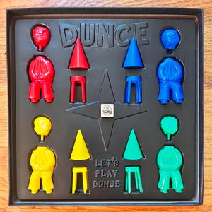 1955 Dunce Game Board Schaper Toy Complete - Etsy