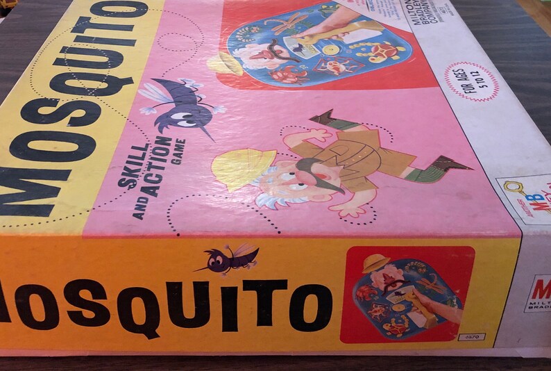 1966 Mosquito Game by Milton Bradley Complete Board Game - Etsy
