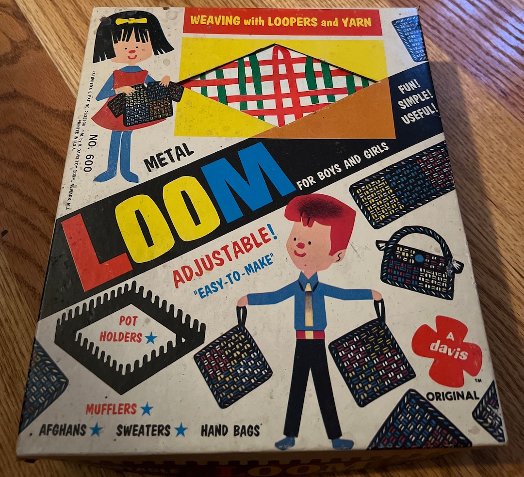 Vintage Metal Loom for Boys and Girls~h.davis Toy Corp. A Davis ...