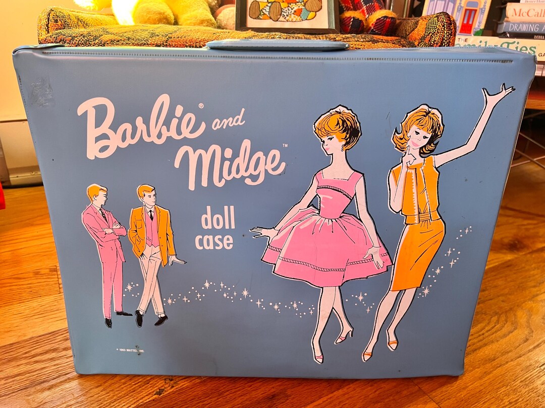 Vintage 1963 Barbie and Midge Doll Case Nice Condition - Etsy