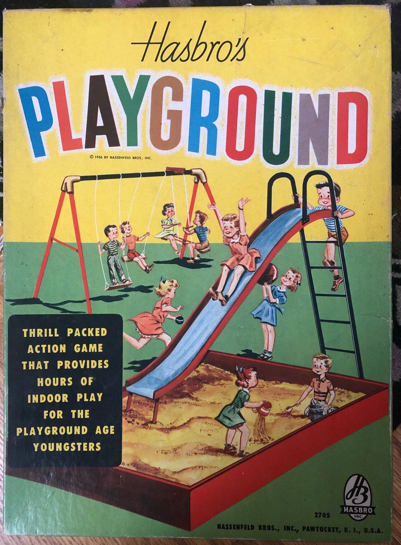 Vintage 1956 Hassenfeld Bros. Hasbros Playground 1956 board | Etsy