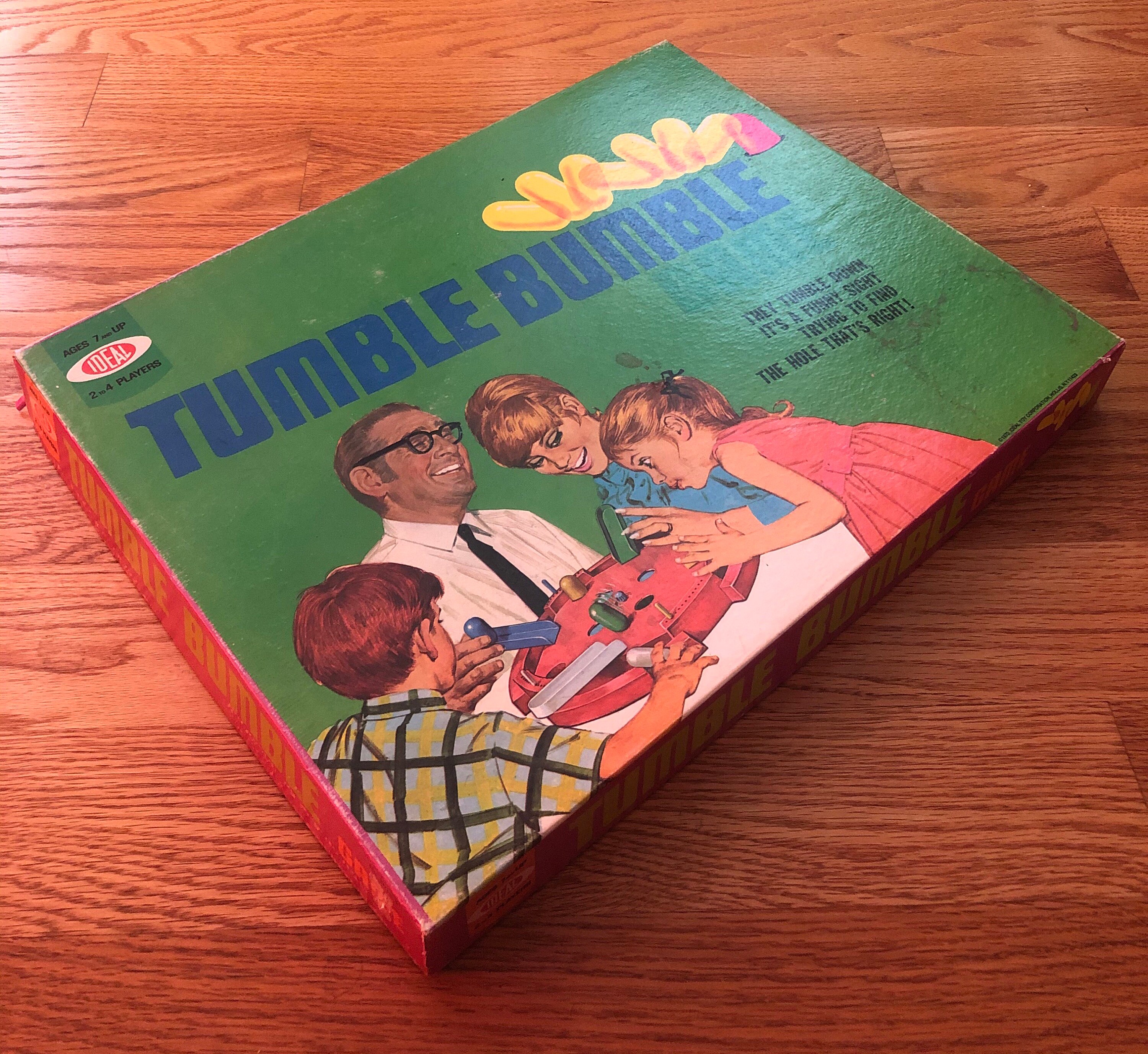 Vintage 1970 Ideal Toy Tumble Bumble Boardgame board game | Etsy