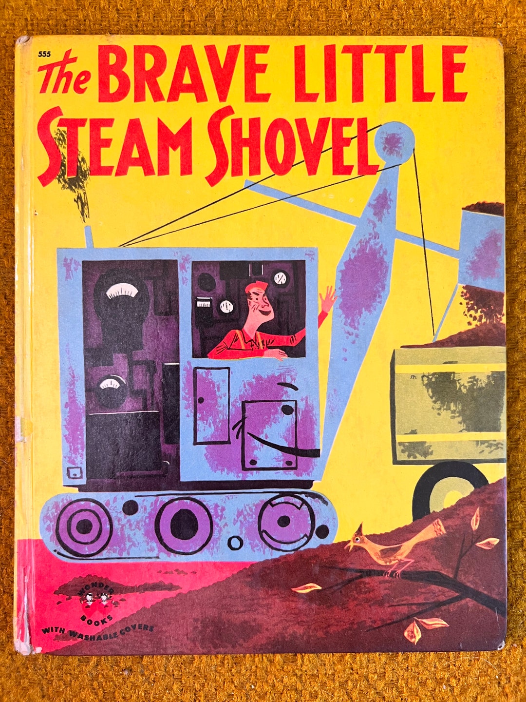 1951 the Brave Little Steam Shovel Wonder Books Alf Evers Dick - Etsy