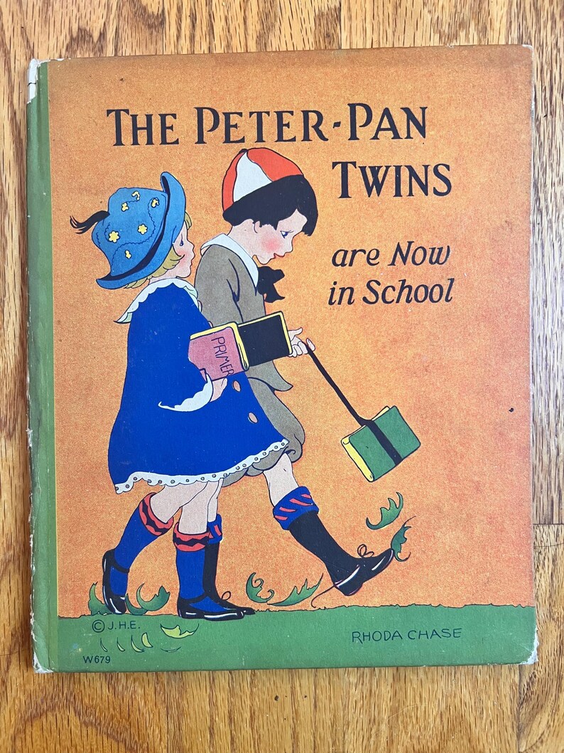 The Peter Pan Twins Are Now in School Rhoda Chase - Etsy