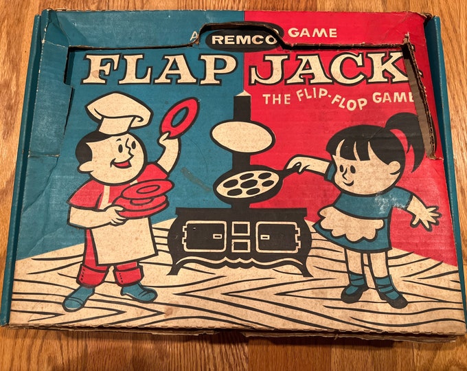 Vintage 1960 Remco Flap Jack Flip Flop Game Pancake Board Game - Etsy
