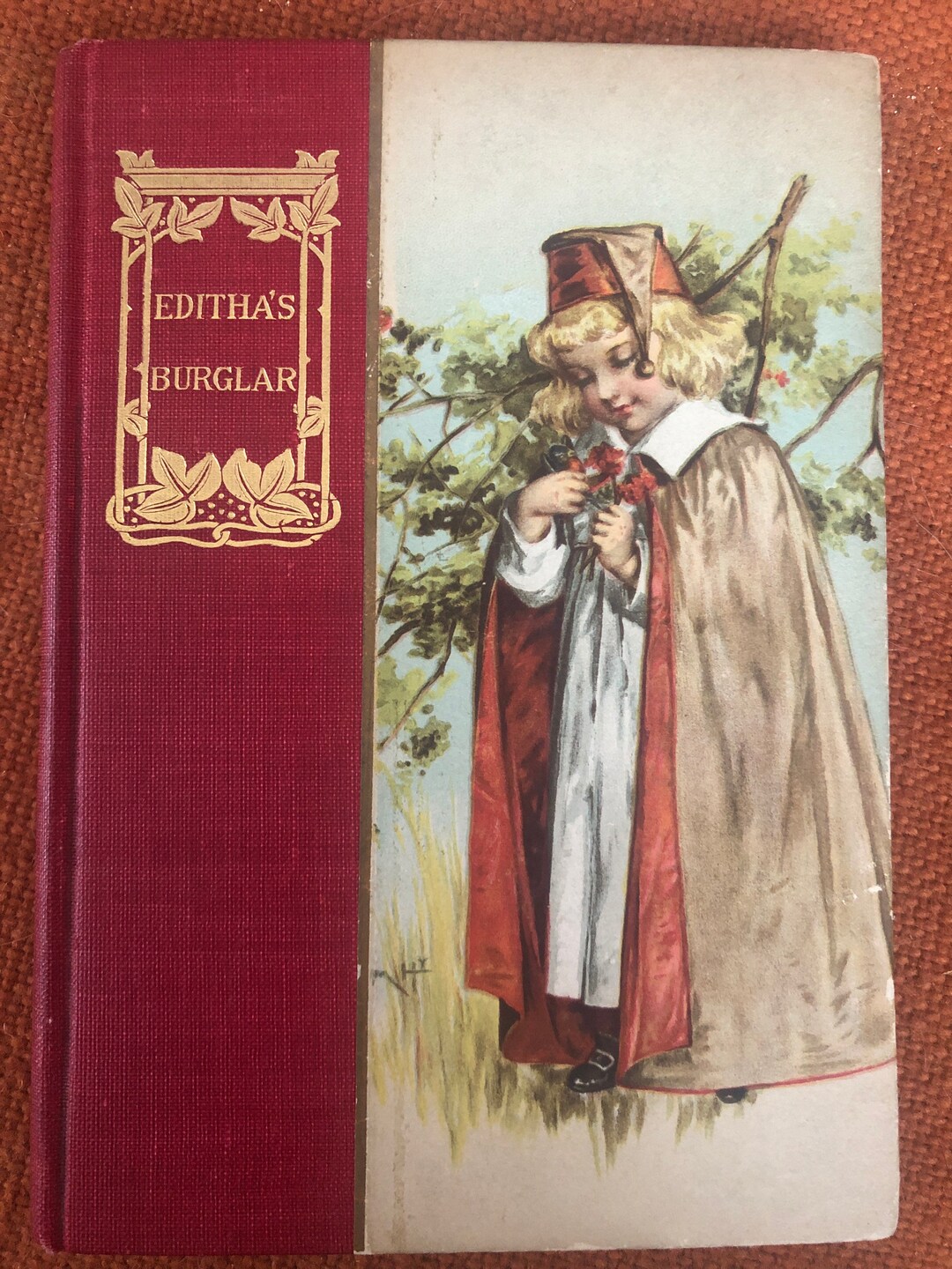 1888 Editha’s Burglar Frances Hodgson Burnett Hardcover Book Caldwell ...