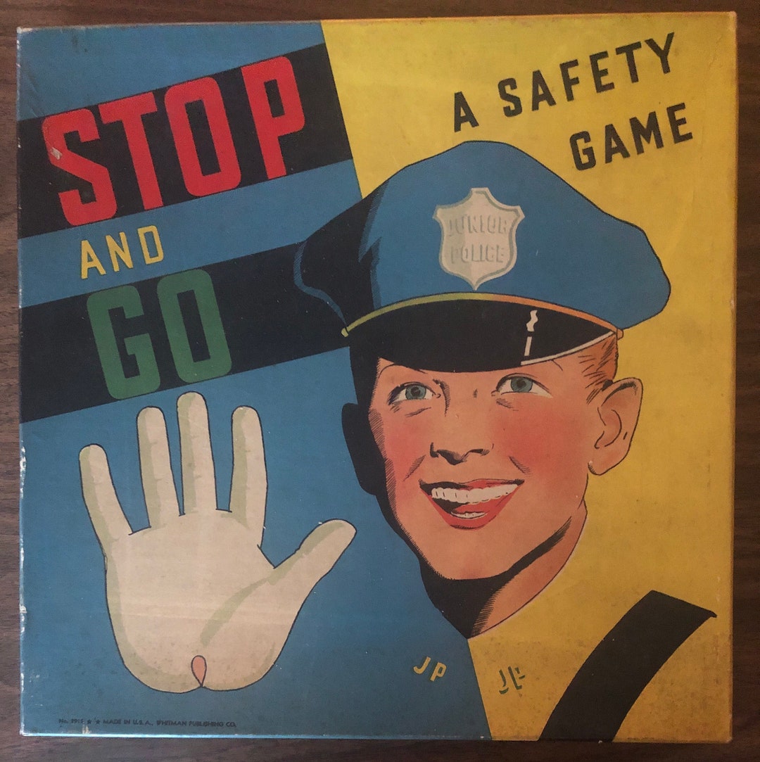 1939 Vintage Stop and Go A Safety Game Whitman Publishing No. 2915 ...