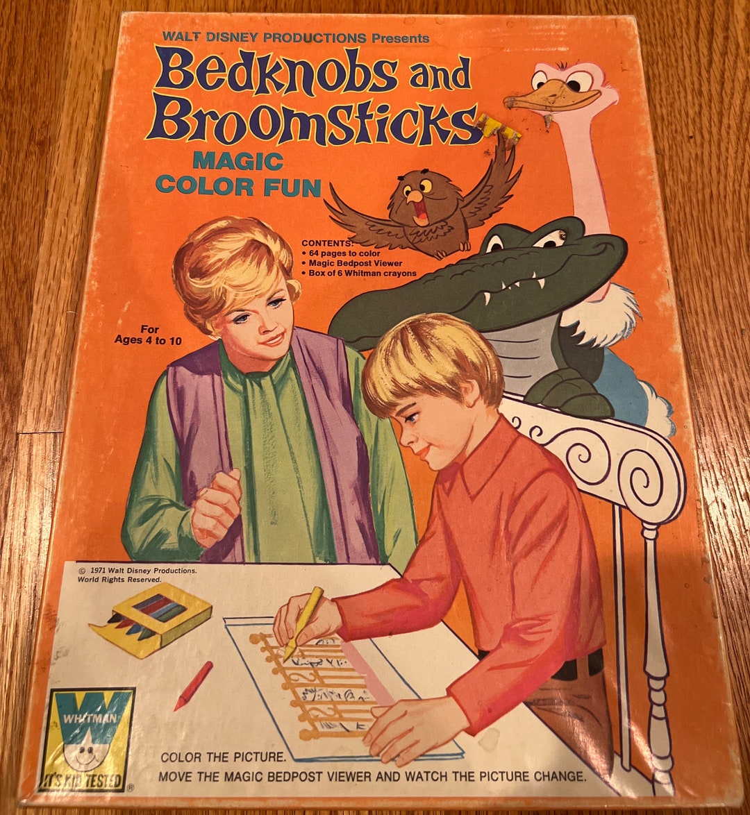 Whitman Bedknobs and Broomsticks Magic Color Fun - Etsy