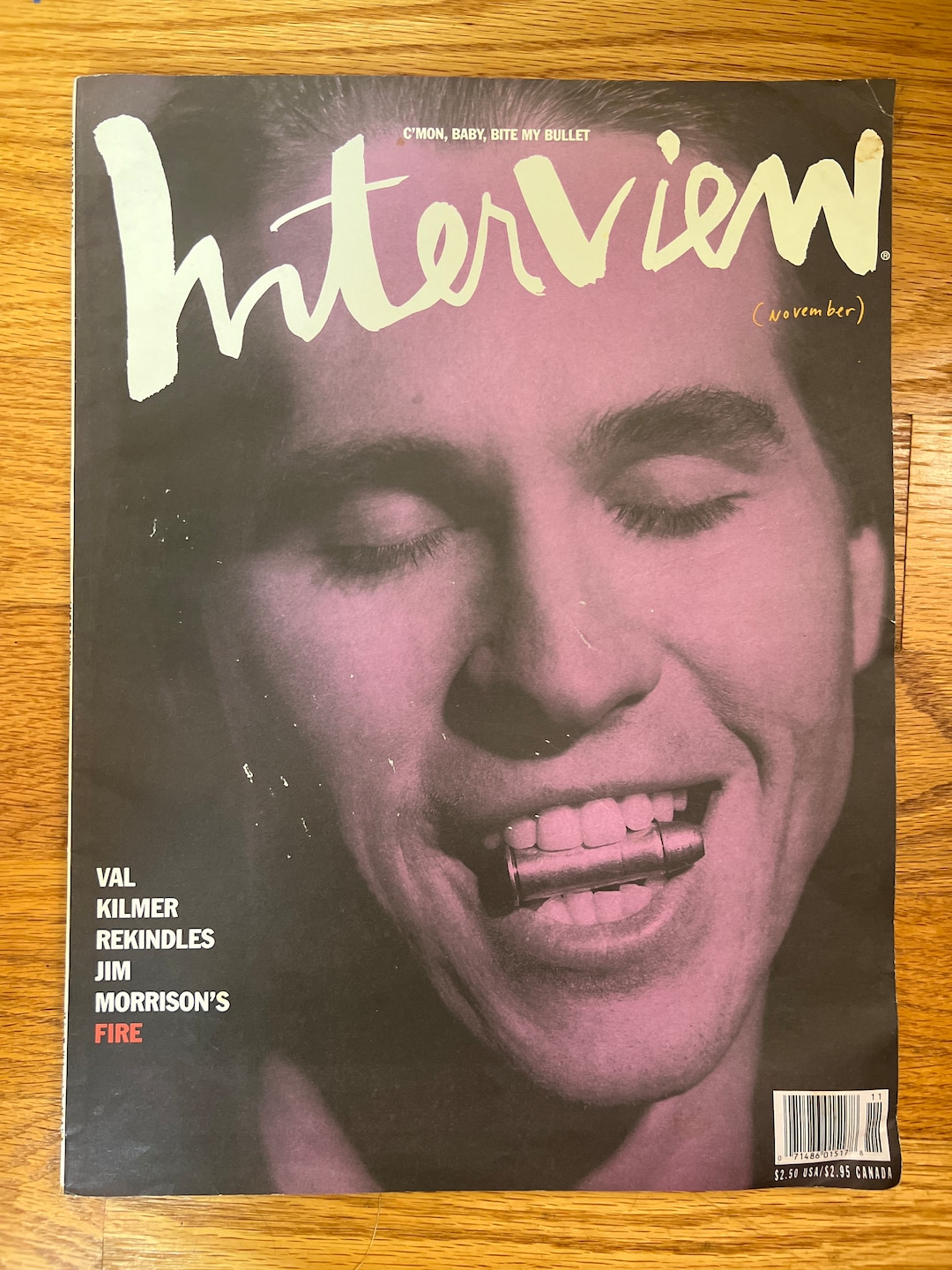 Interview Magazine November 1990 Val Kilmer - Etsy