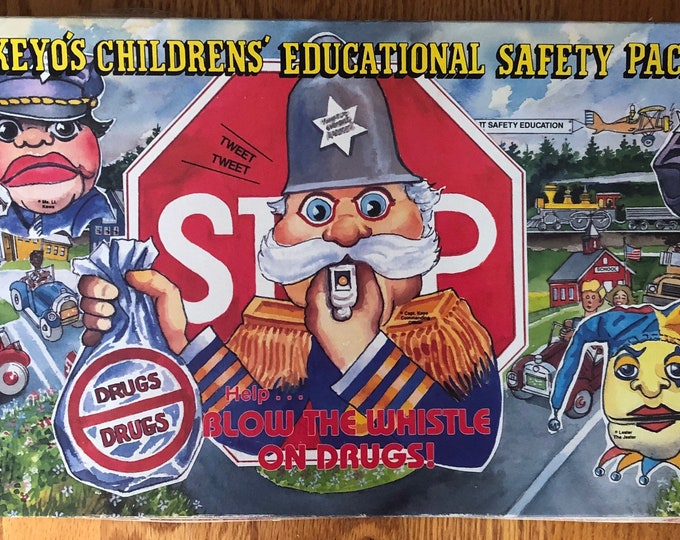 Vintage Capt. Keyo’s School Bus Safety Game Rules Regulations and ...