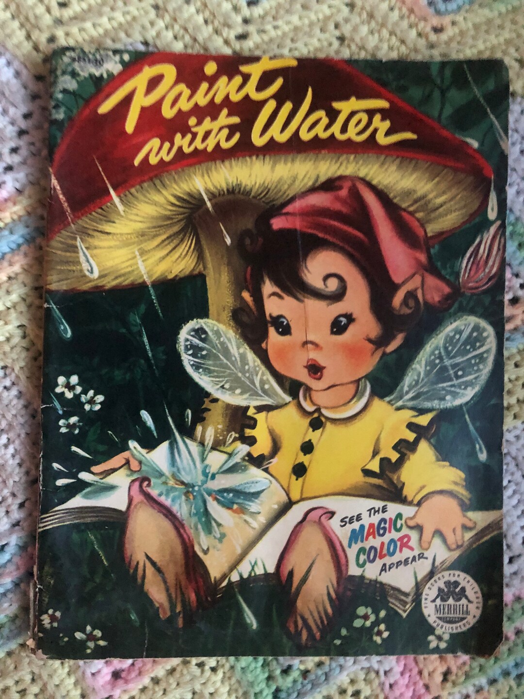 1954 Paint With Water Magic Color Coloring Book Merrill - Etsy