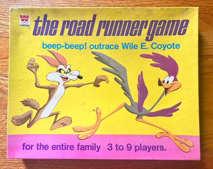 1969 the Road Runner Game Board Game Whitman - Etsy