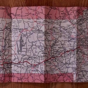 Vintage Massachusetts Turnpike map pamphlet Masspike Boston | Etsy