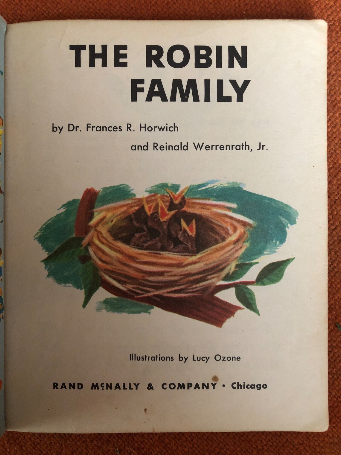 1954 the Robin Family by Miss Frances Ding Dong School Book | Etsy