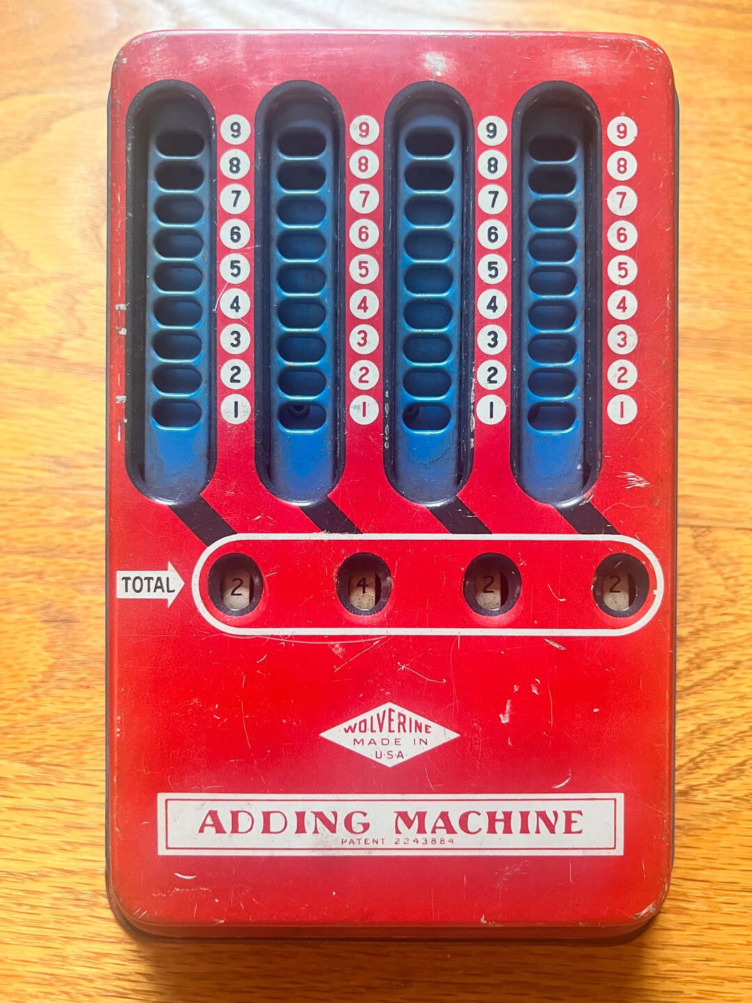 Vintage Wolverine Metal Tin Adding Machine Toy - Etsy