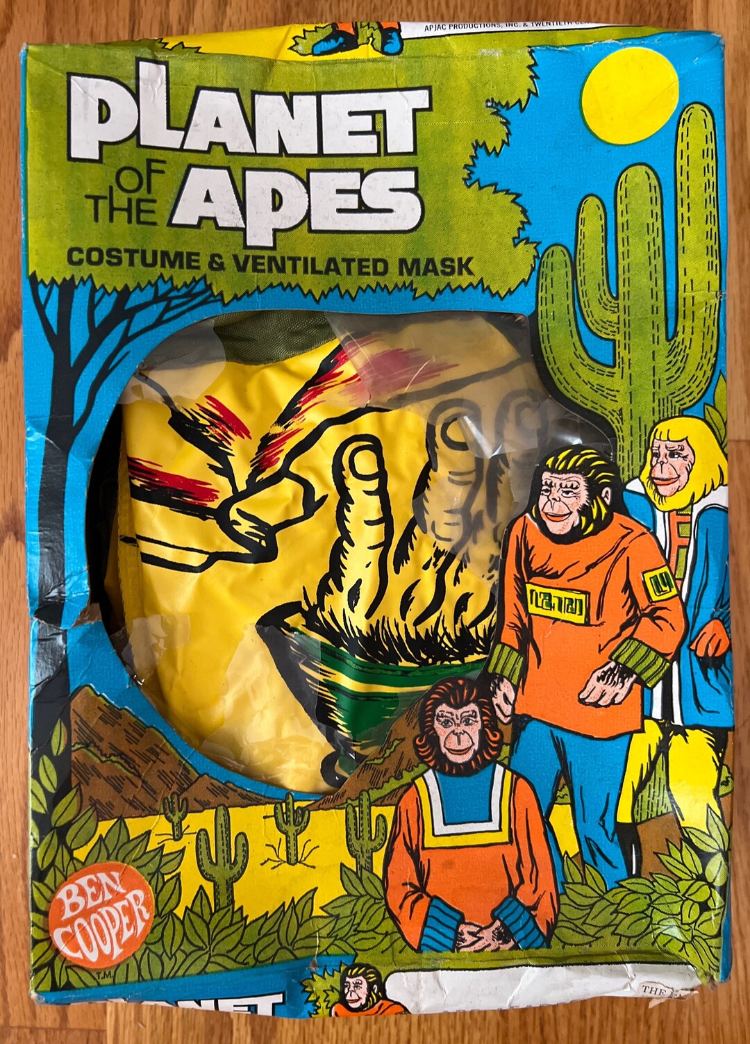 1973 Ben Cooper Planet of the Apes Costume in Box Ape Leader Caesar - Etsy