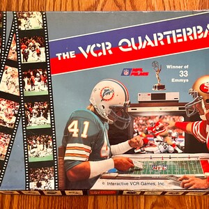 1986 the VCR Quarterback Game NFL Interactive VCR Games - Etsy
