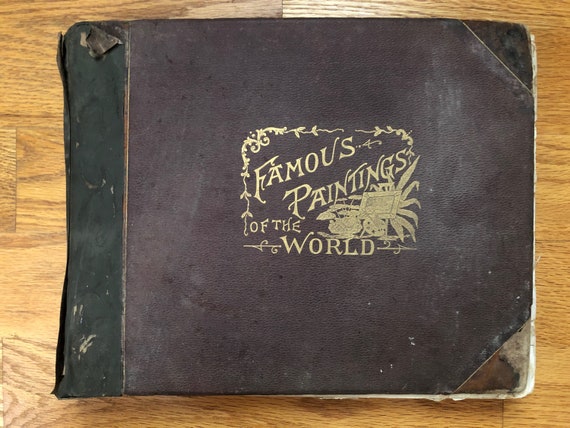 1894 Famous Paintings of the World Hardcover Book | Etsy
