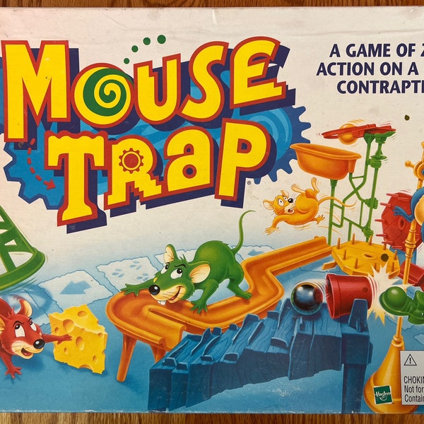 Vintage Mouse Trap Board Game - Etsy