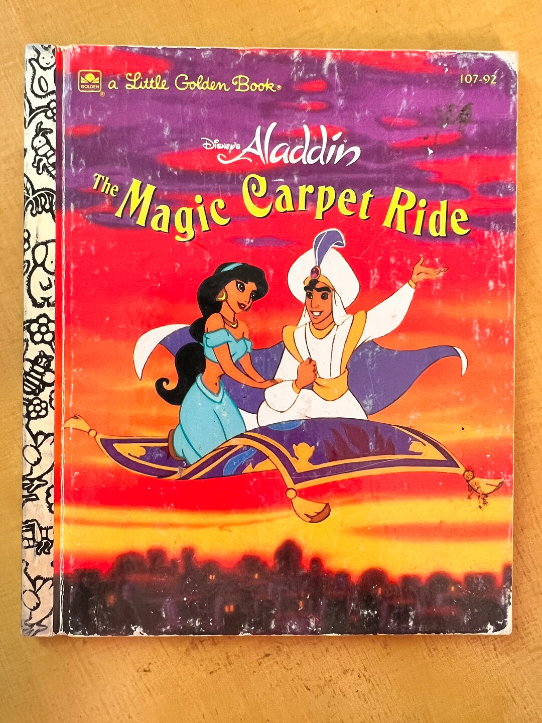1993 Disney’s Aladdin the Magic Carpet Ride Little Golden Book - Etsy