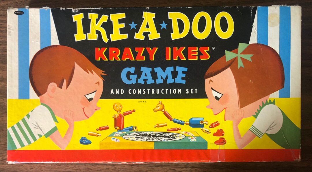 1955 Vintage Ike A Doo the Krazy Ikes Game Whitman Publishing - Etsy UK