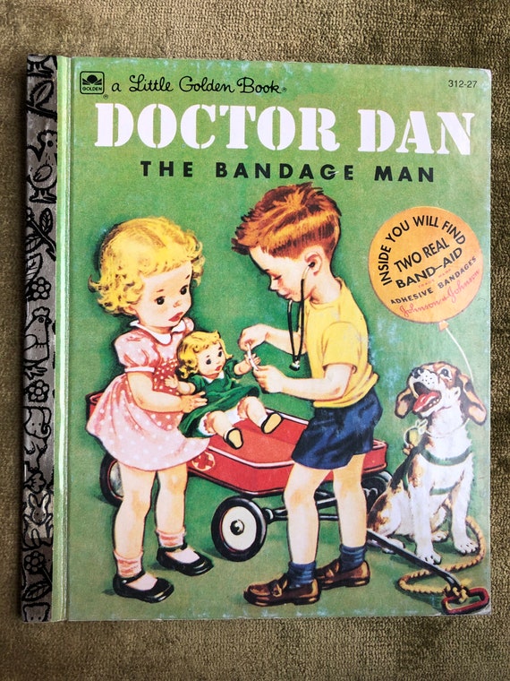 Little Golden Book Doctor Dan the Bandage Man 312-27 With | Etsy