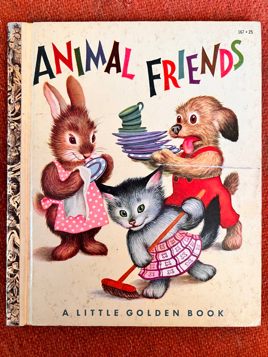1953 Animal Friends Little Golden Book - Etsy