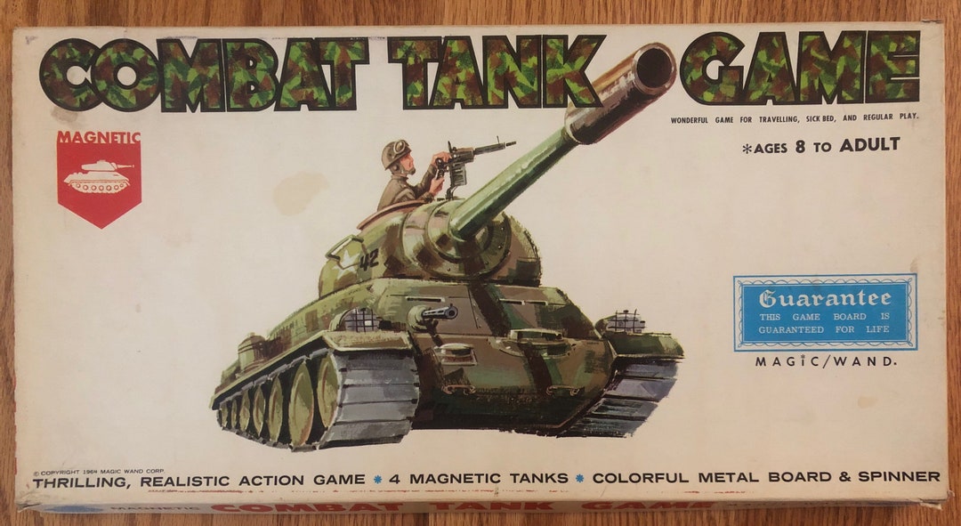 1964 Combat Tank Game Magnetic Magic Wand Board Game - Etsy