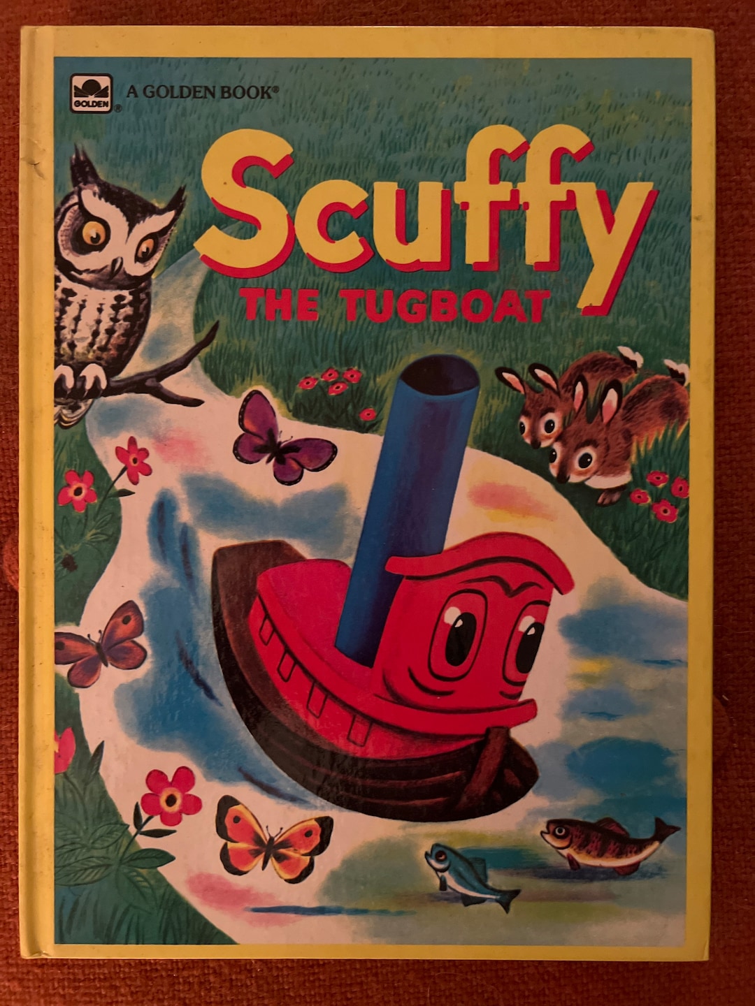1974 Scuffy the Tugboat Golden Book - Etsy
