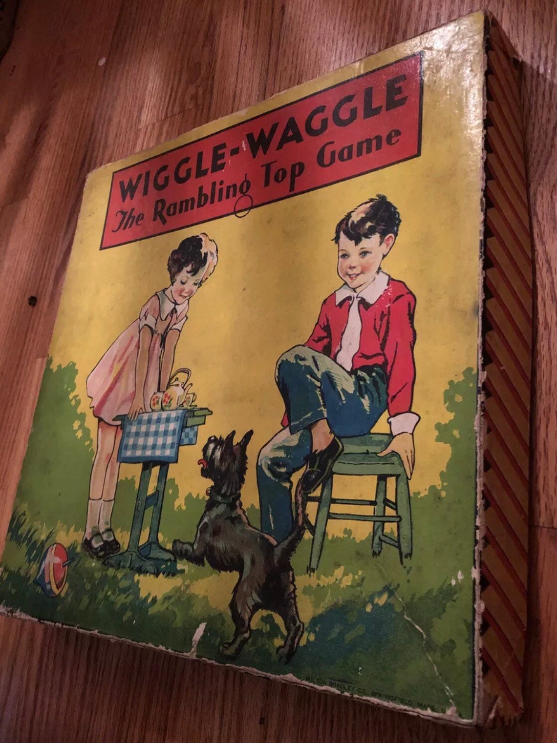 1937 Vintage Antique Wiggle-waggle Rambling Top Wood Game - Etsy