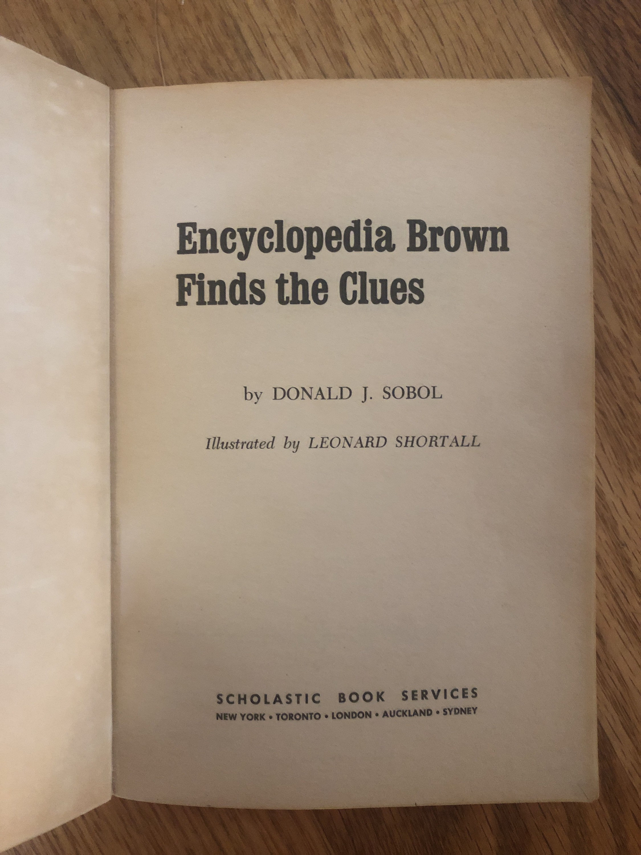 Vintage 1966 Scholastic Books Encyclopedia Brown Finds the | Etsy