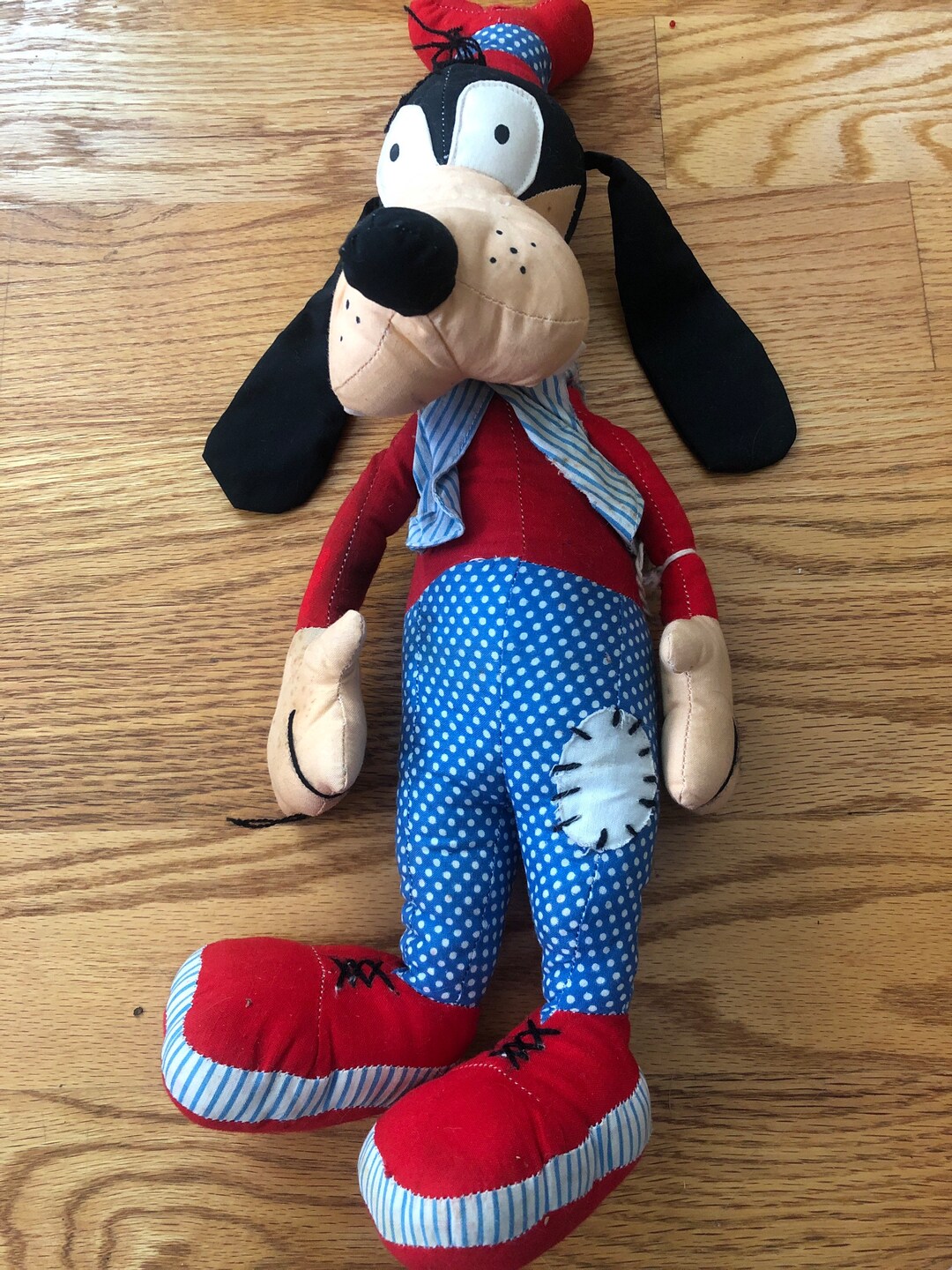 Rare Vintage Disney Goofy Doll Stuffed Animal Goffa Cloth Weird - Etsy