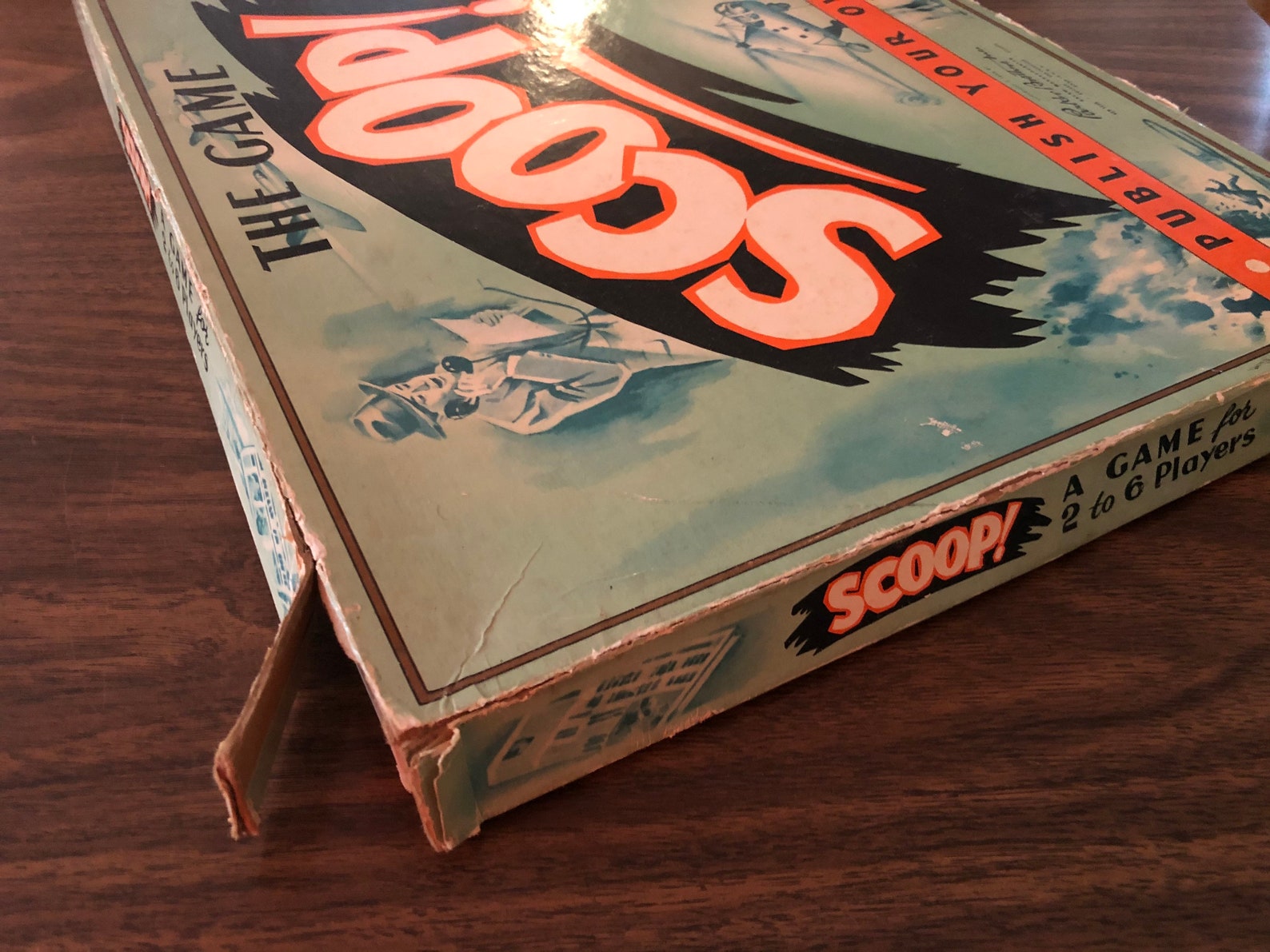 1956 Scoop the Publish Your Own Newspaper Game Parker - Etsy