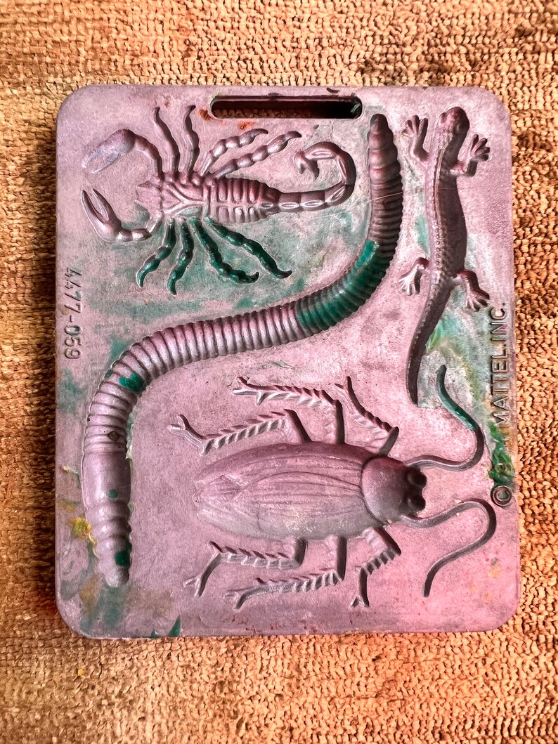 Vintage Mattel Thingmaker Molds - 1960s Toys - Bugs, Insects, Anatomy ...
