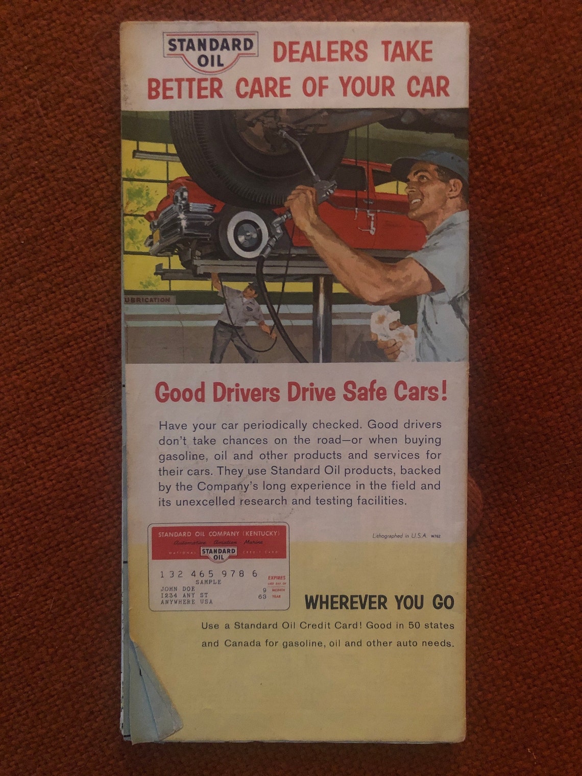 1963 Standard Oil Road Map FLORIDA With Pictorial Guide | Etsy