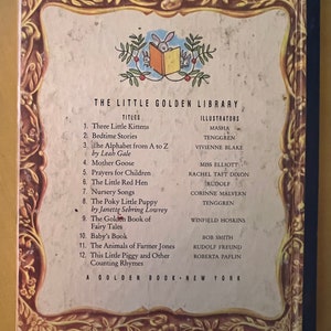 1969 1942 Nursery Songs Little Golden Book - Etsy