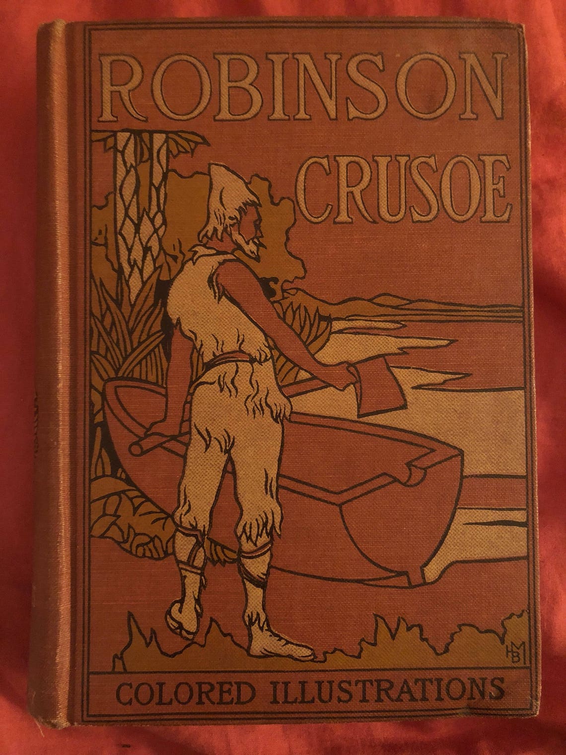 Robinson Crusoe Daniel De Foe Mckays Colored Classics - Etsy