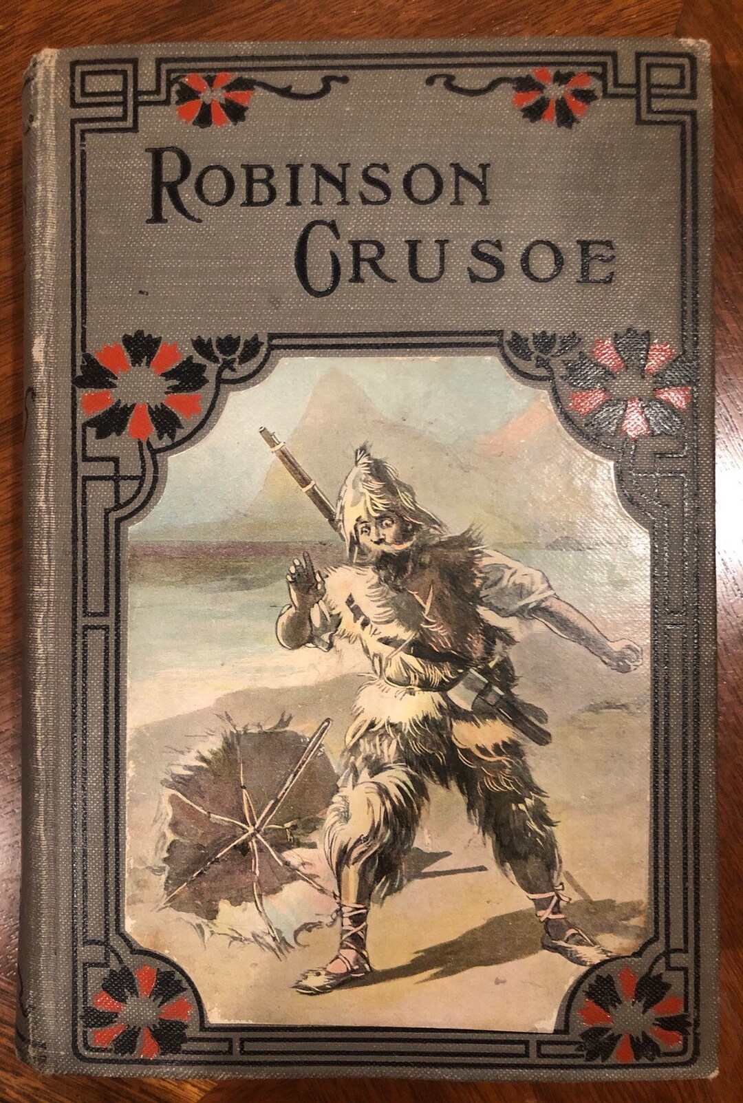 1908 Robinson Crusoe Daniel De Foe John Winston Co Hardcover Book ...