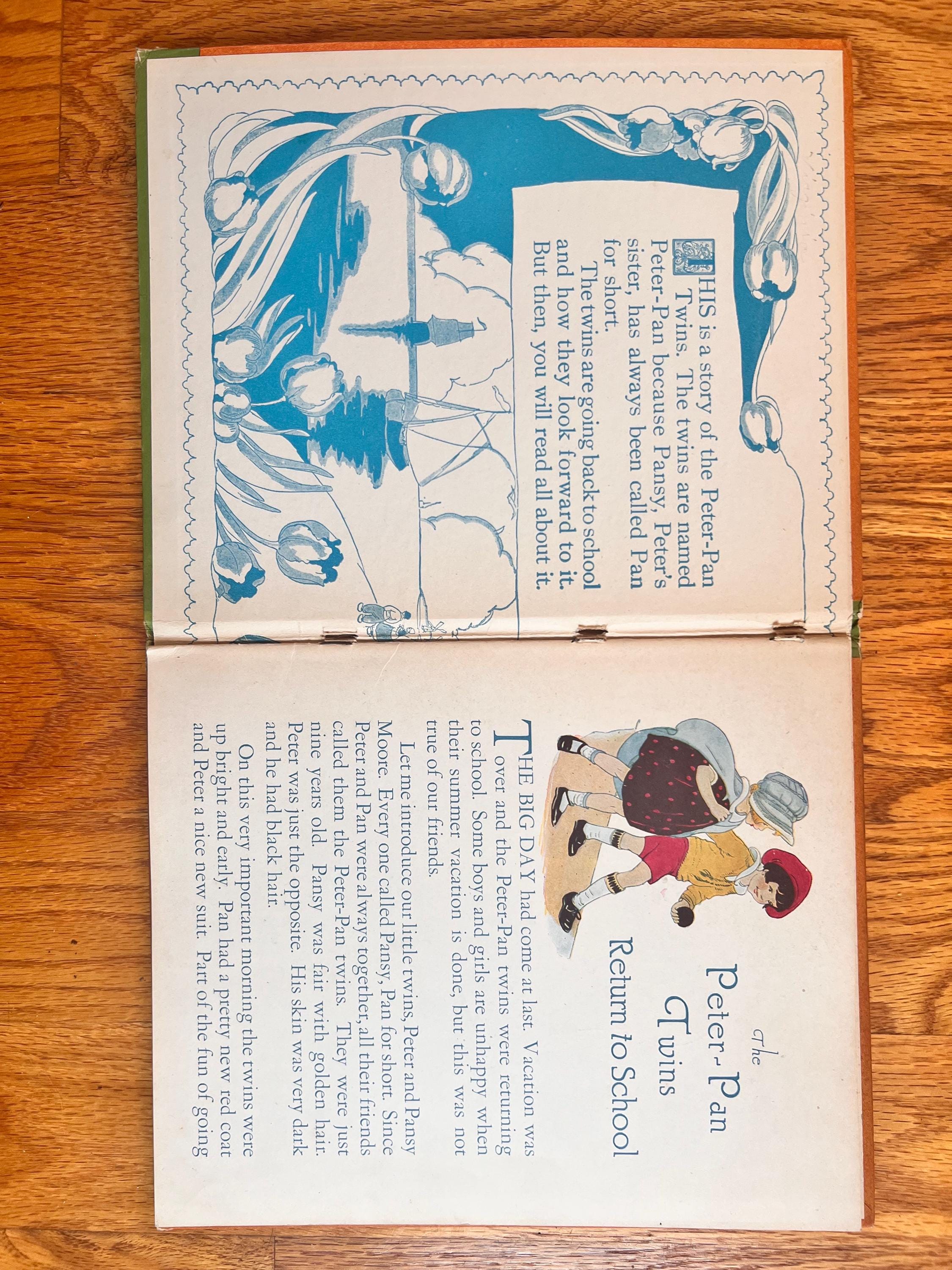 The Peter Pan Twins Are Now in School Rhoda Chase - Etsy