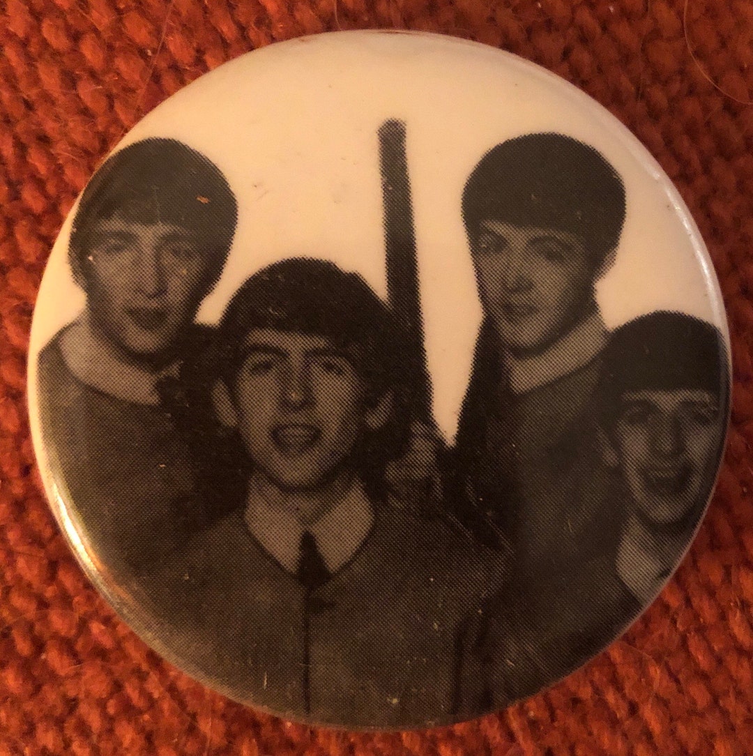 Vintage Authentic Original Beatles Pin Badge Button Great Personalities ...