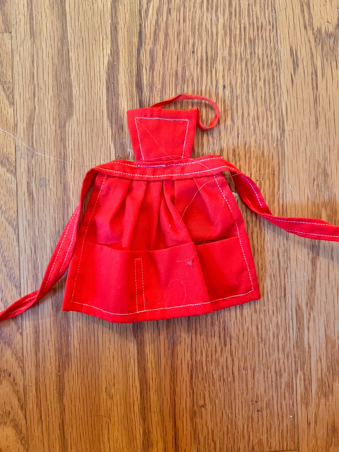 Vintage 1960s Red Barbie Apron - Etsy