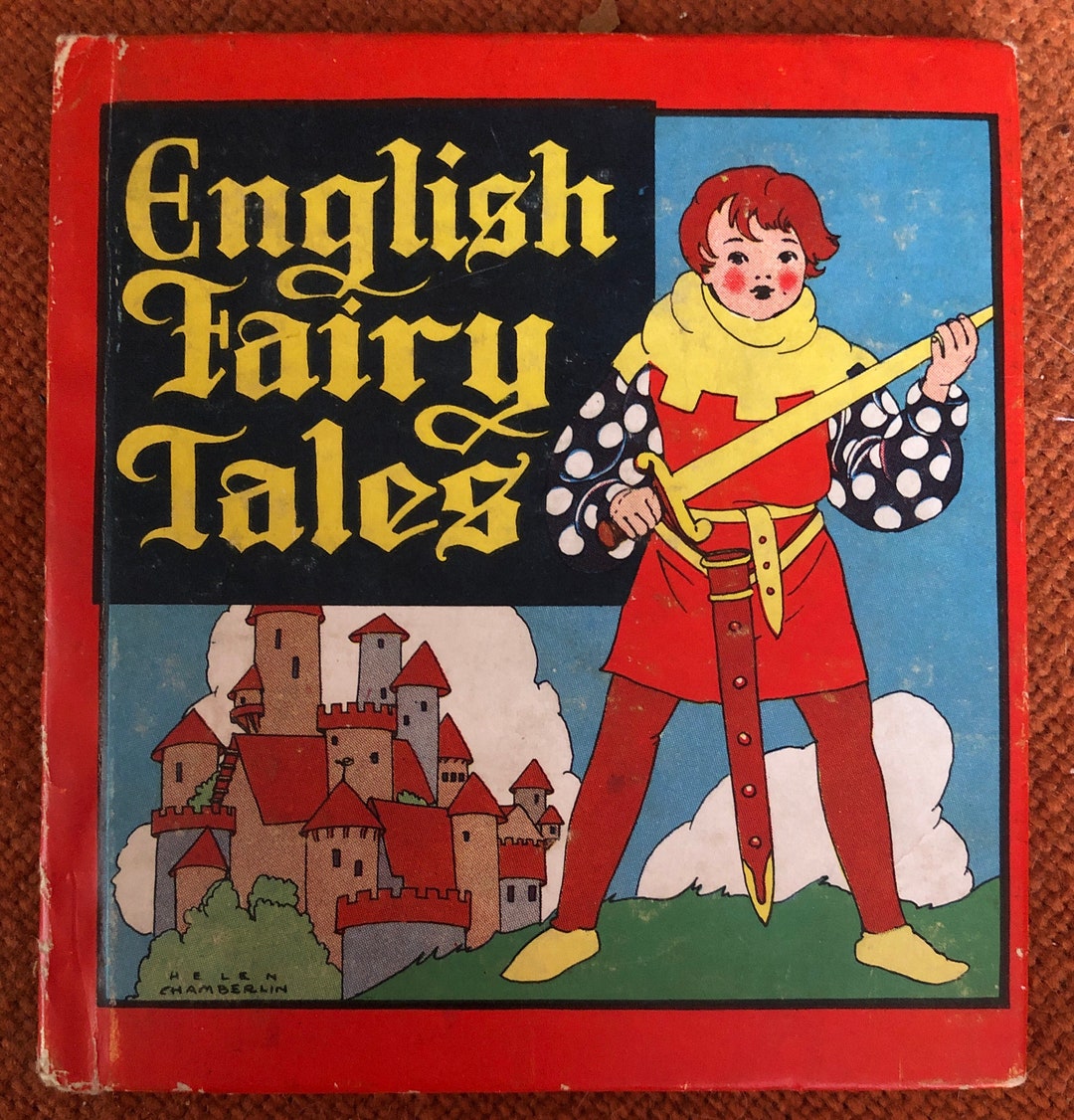 1934 English Fairy Tales Violet Moore Higgins - Ethel Bonney Taylor Whitman Publishing Hardcover ...