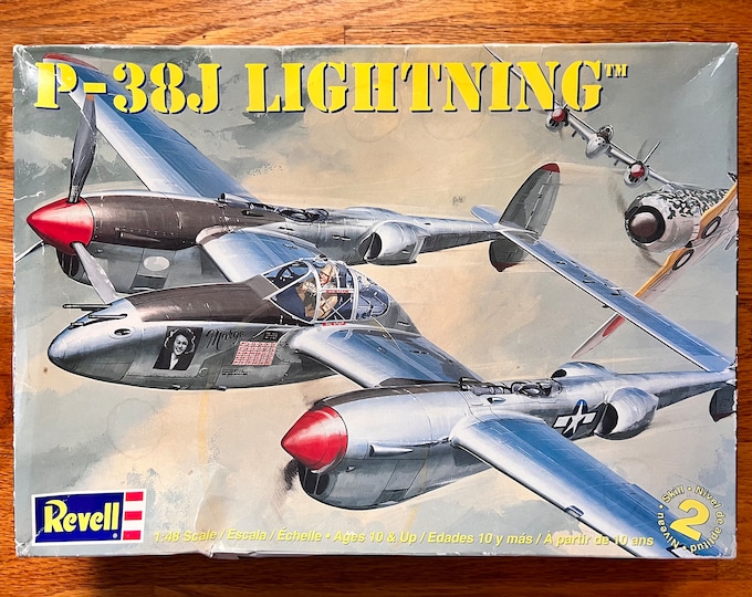 Revell Model Airplane P-38J Lightning - Etsy