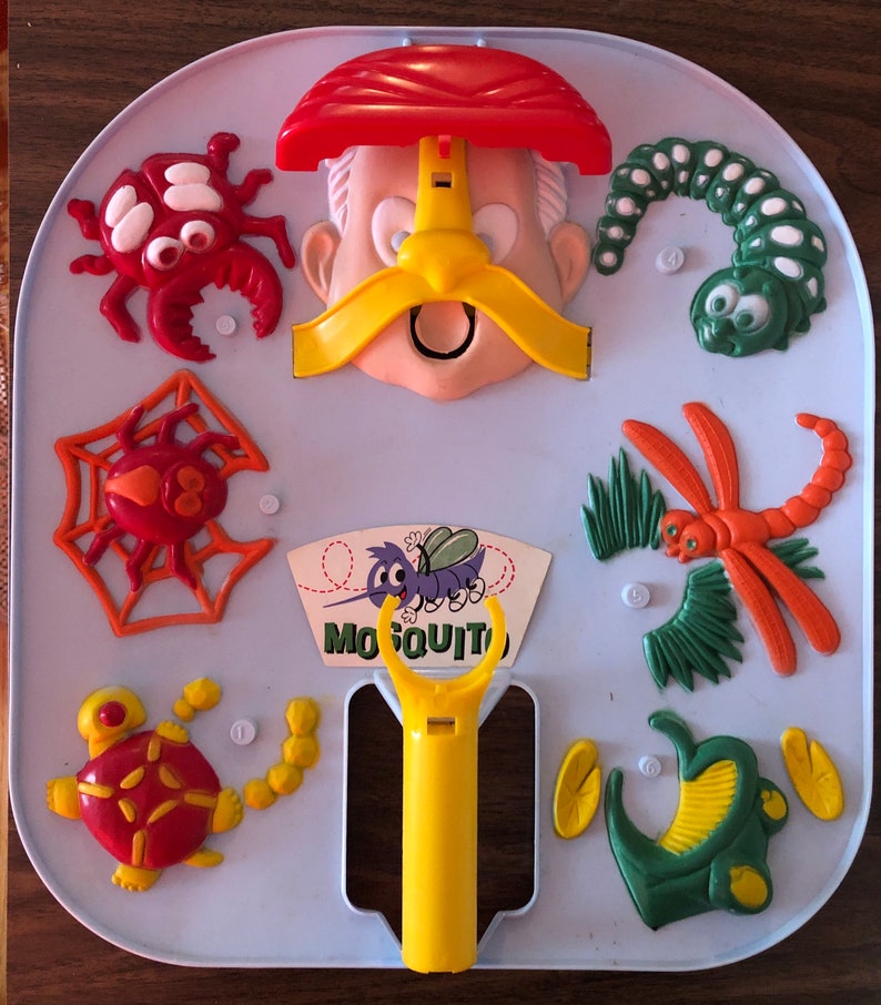 1966 Mosquito Game by Milton Bradley Complete Board Game - Etsy