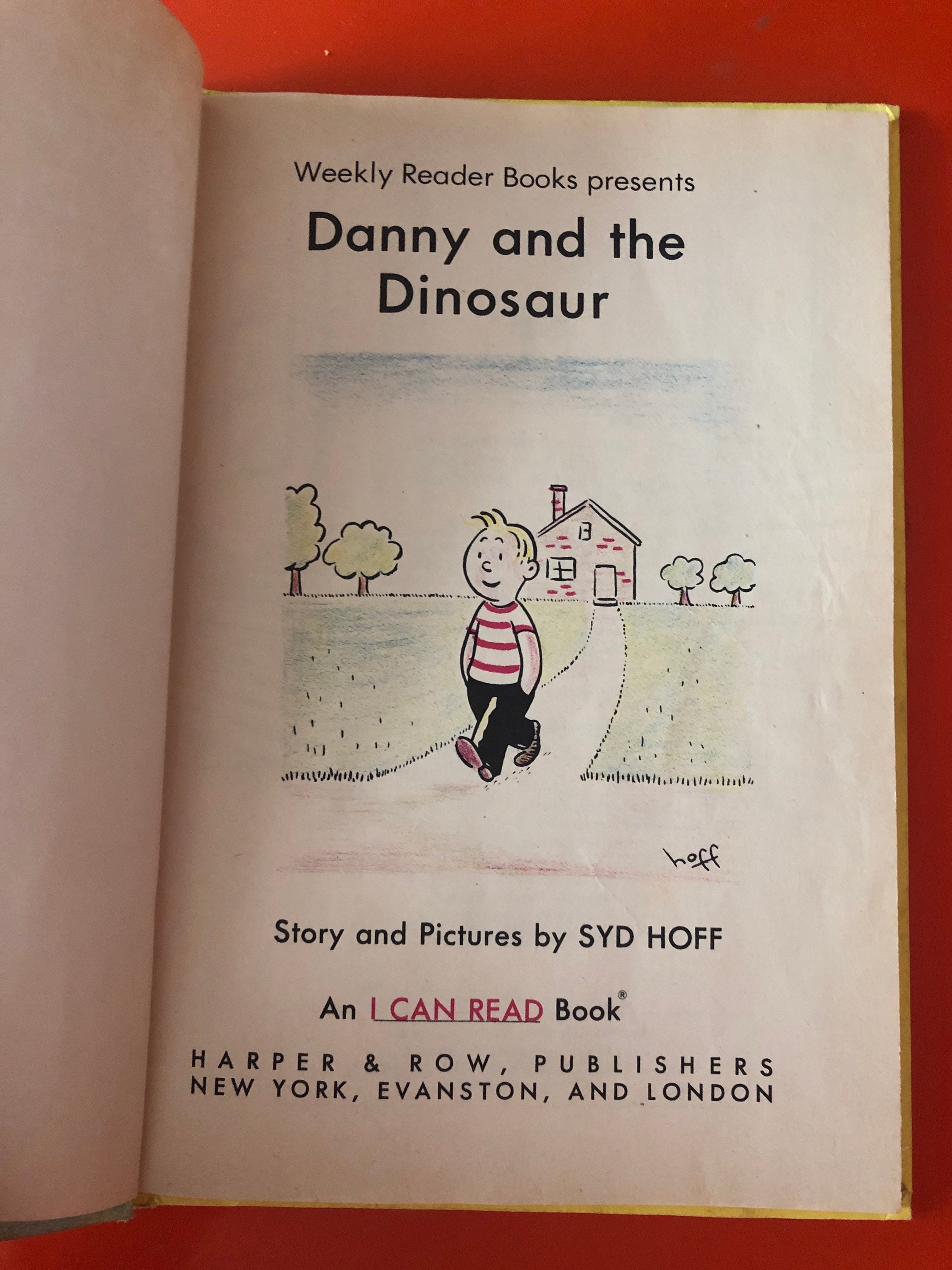 1958 Danny and the Dinosaur Syd Hoff an I Can Read Weekly | Etsy