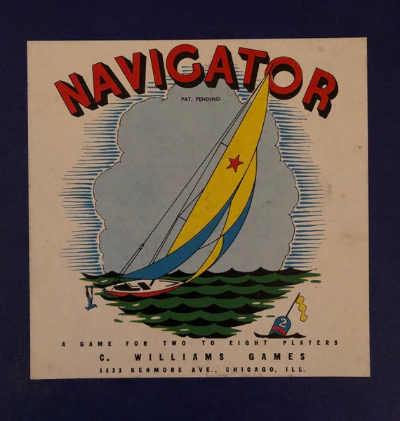 Vintage Navigator board game boat racing c Williams games RARE | Etsy