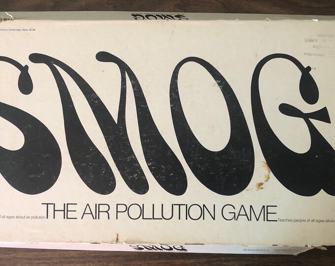 SMOG the Air Pollution Vintage Board Game 1970 Urban Systems ...