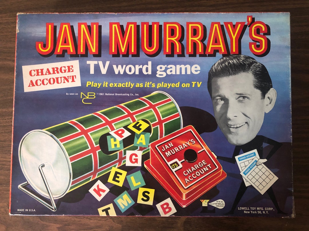 Jan Murray’s TV Word Game NBC 1961 Lowell Toy Mfg Corp - Etsy